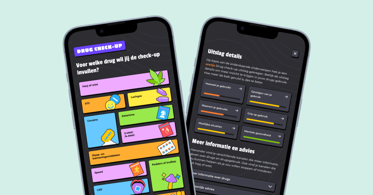 Drug Check-up: check je gebruik! - DRUGSinfo